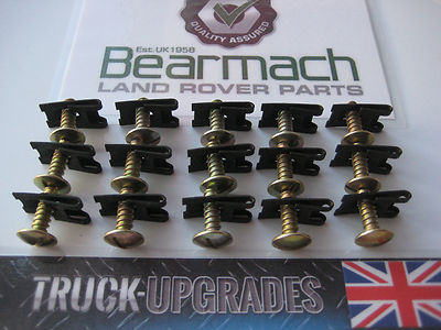 Land Rover Series 1, 2, 3, Defender 90, Floor Plate Panel Screws Nuts ...