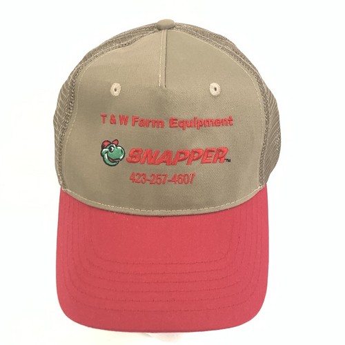 Vintage Snapper Trucker Hat Snapback Cap T&W Farm Equipment New | eBay