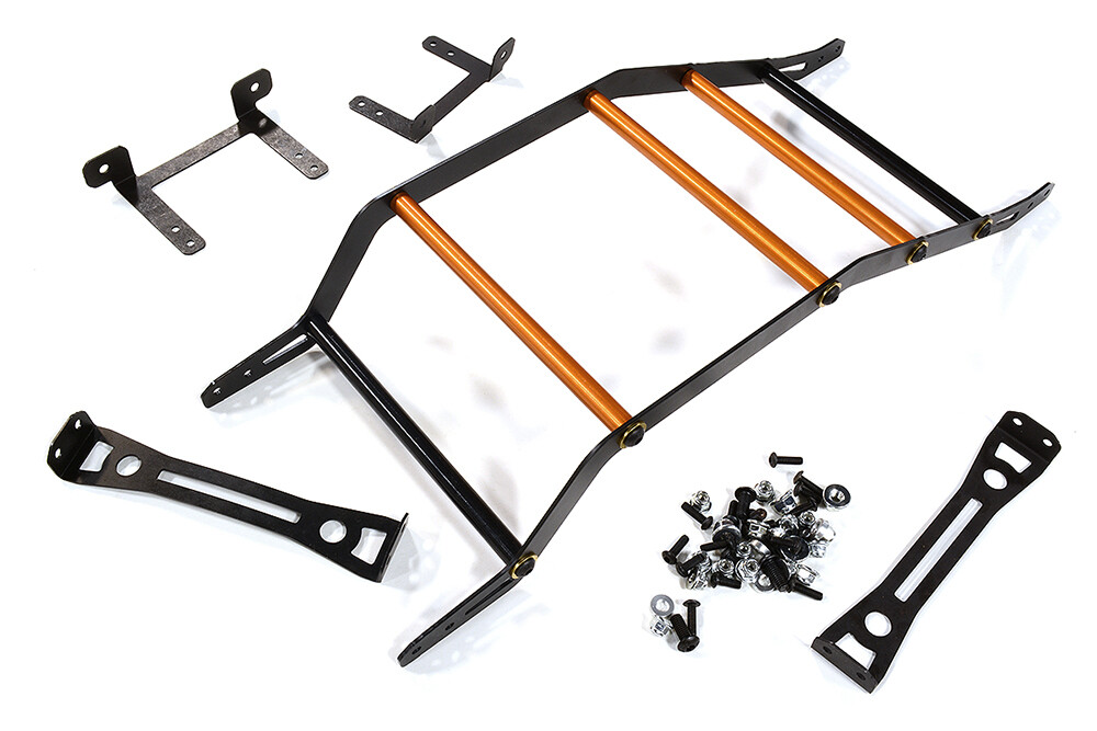 Orange Metal Alloy Exo-Skeleton Body Roll Cage Kit for Arrma 1/8 ...