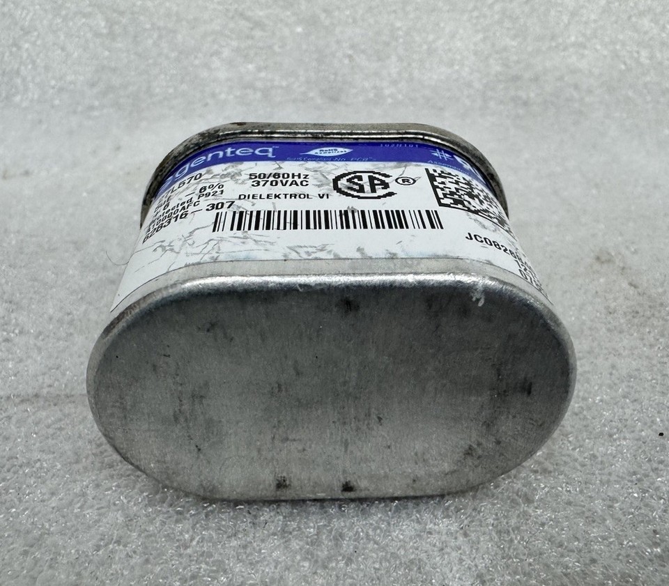 GE Genteq Replacement 5 uf 370 VAC Oval Capacitor 27L570 | eBay