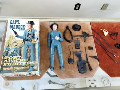 Vtg Marx Captain Maddox 1967-73 Fort Apache No Reserve #B1 | eBay