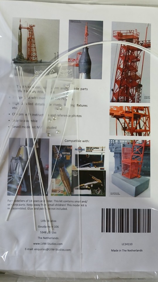 LVM Studios 1/110 LC-14 LUT Launch Umbilical Tower photo etch set ...