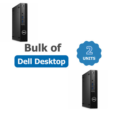 Bulk of 2x Dell 3000 Micro Desktop i5-12500T 6-core 16GB RAM 256GB ...