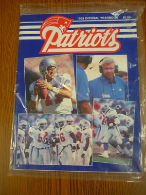 New England PATRIOTS Yearbook - MINT Unopened Condition - NFL - 1993 | eBay