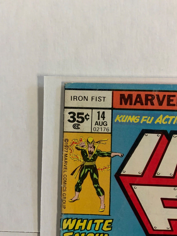 Iron Fist #14 1977 1st Appearance of Sabretooth Key Issue .35c Cents ...