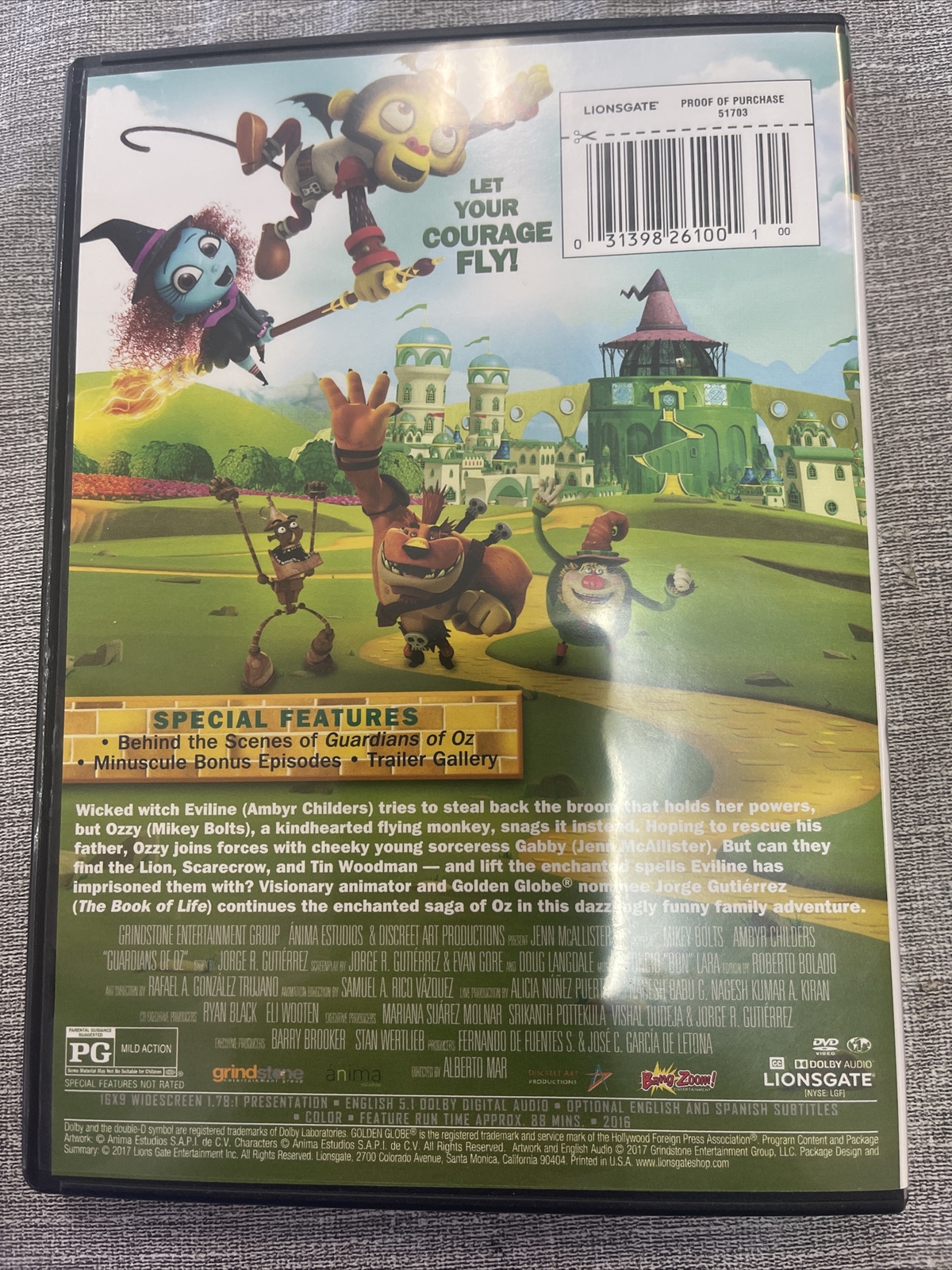 Guardians of Oz (DVD, 2017) - Previously Rented 31398261001| eBay
