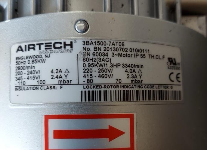Airtech Blower 3BA1500-7AT06 | eBay