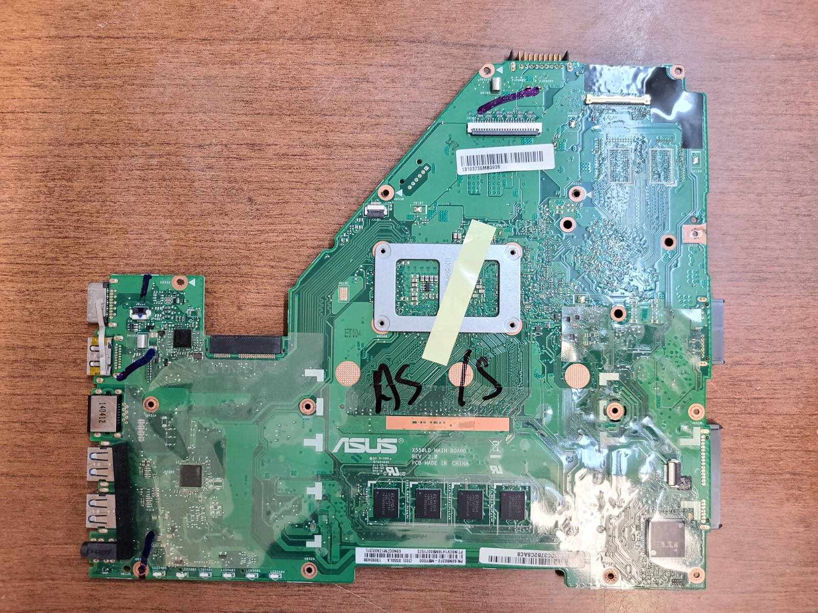 OEM! ASUS R510L X550LA INTEL i7-4500U 1.8GHz MOTHERBOARD 60NB02F0 ...