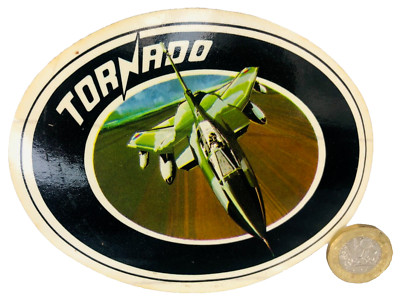 Sticker Aircraft Tornado British Aerospace Plane Rare Vintage Flying ra ...