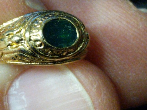 3X Small Cute Class Ring Charm Pendant Gold Tone Class Rings, Jewelry ...