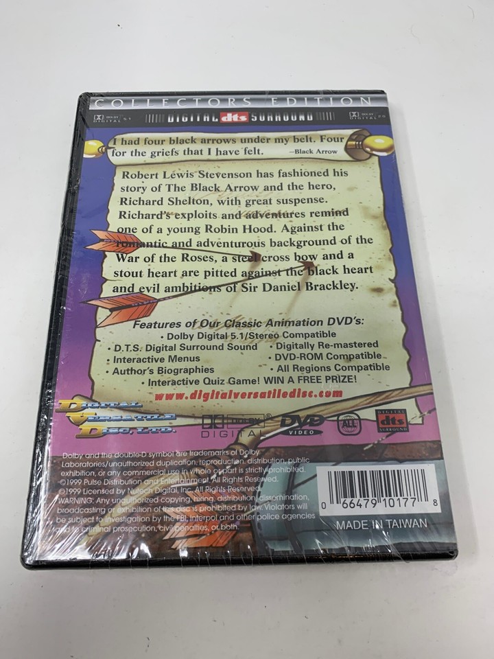 Black Arrow (DVD, 2000) 66479101778| eBay