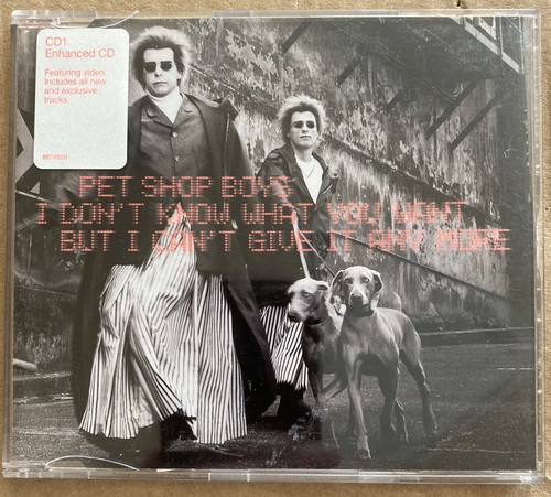 Pet Shop Boys IDK UK CD Single CDRS6523 724388749206| eBay