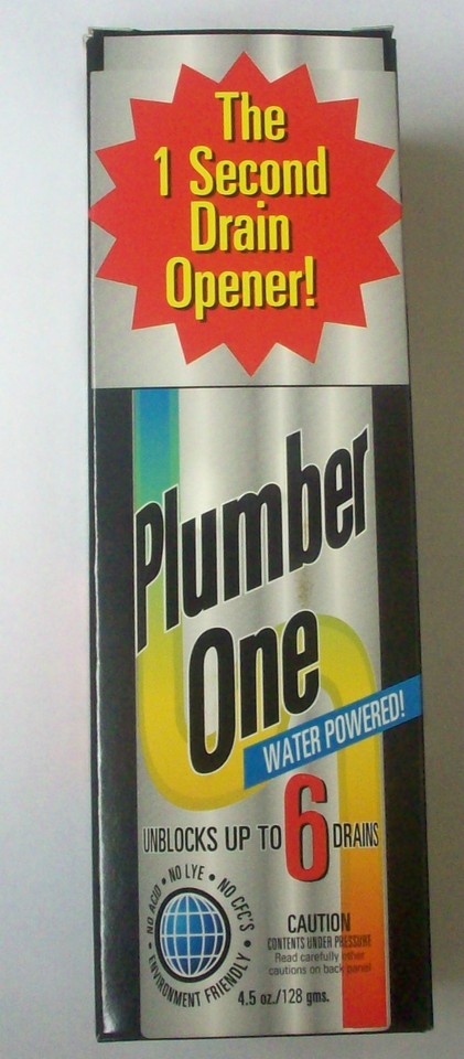 Plumber One Sinks and Tub 1 Second Drain Cleaner Opener | eBay