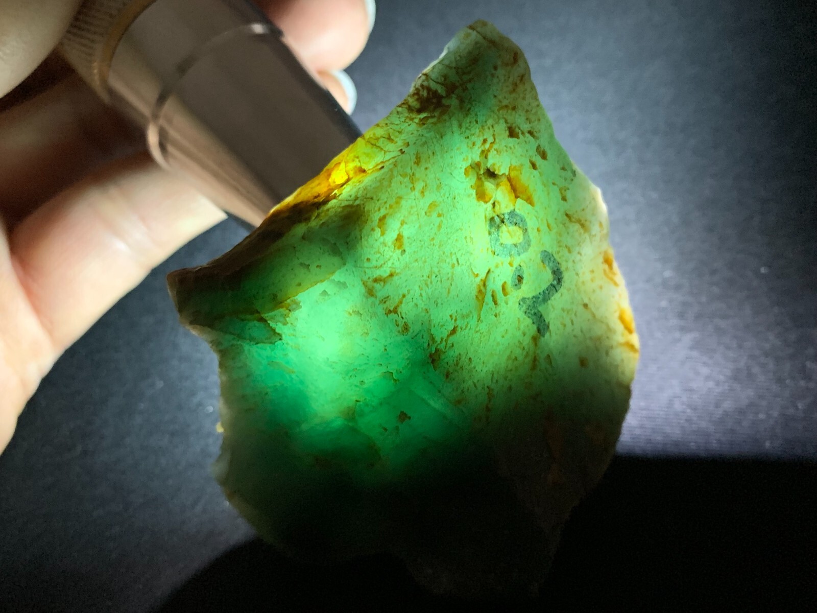 105g Genuine Guatemala Natural Jade Jadeite Rough Raw Slabs Cabbing ...