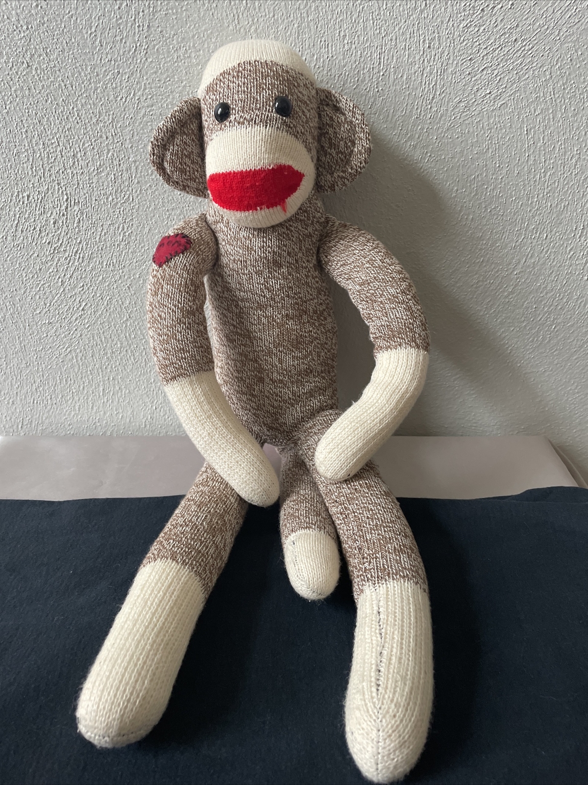 The Original Sock Monkey, Hand-Knit, Plush Material, 20" inch | eBay
