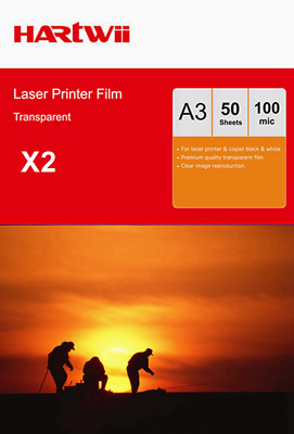 100 Sheets Overhead Projector Film OHP Acetate A3 Black White Laser ...