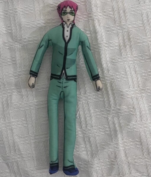 The Disastrous Life of Saiki K Saiki Kusuo Doll Wire-bound Twistable ...