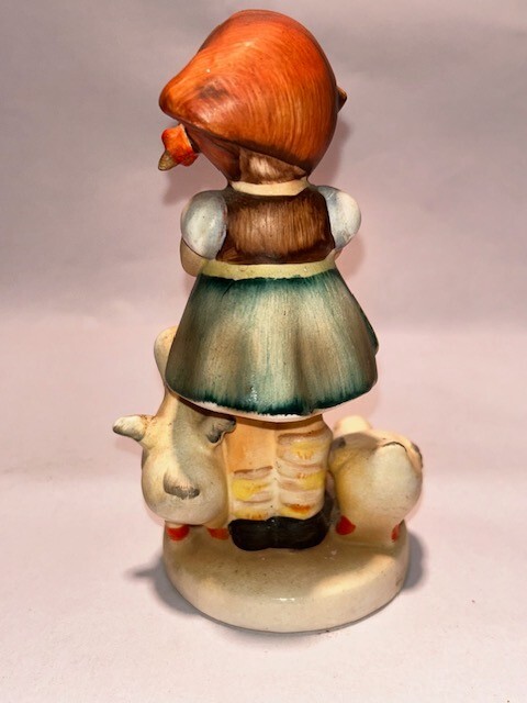 Vintage 1950s Napco Girl Feeding Goose "I'm Hungry" Figurine-Japan ...