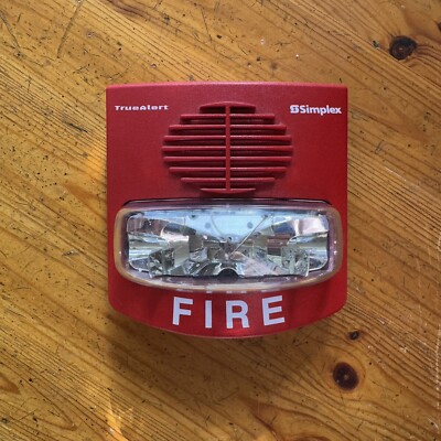 Simplex 4906-9127 Fire Alarm SmartSync Horn Strobe TESTED & WORKING | eBay
