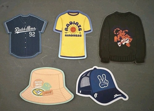 Dutch Bros Sticker Set Of 5 June 2025 (New) | eBay