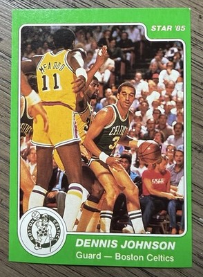 1984-85 Star BASKETBALL #6 DENNIS JOHNSON Boston Celtics | eBay