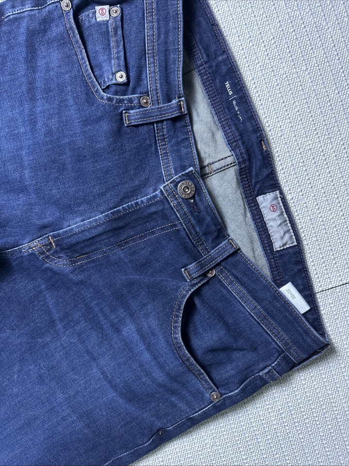 AG Adriano Goldschmied Jeans Mens 32x32 Blue Tellis Modern Slim Hemmed ...