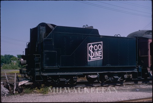 Original DYNACOLOR slide SOO LINE unnumbered tender Schiller Park ...
