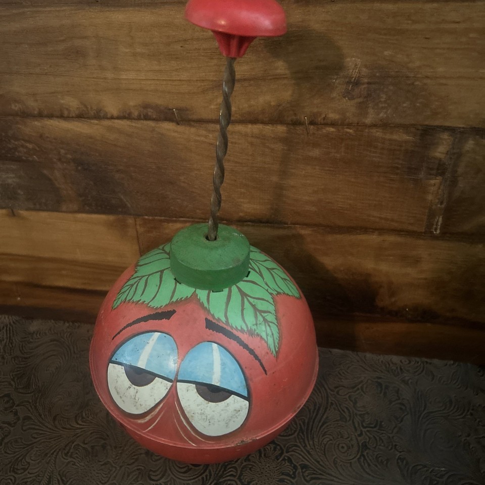 VINTAGE 1950'S CHEIN BURLINGTON SPINNING TOP Bless This Home | eBay