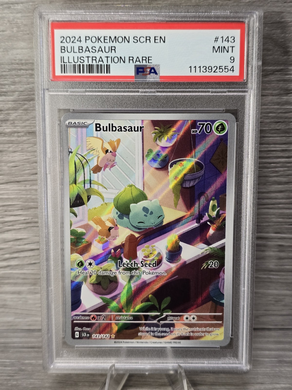 Bulbasaur 143/142 Sv07: Stellar Crown Holo for sale online | eBay