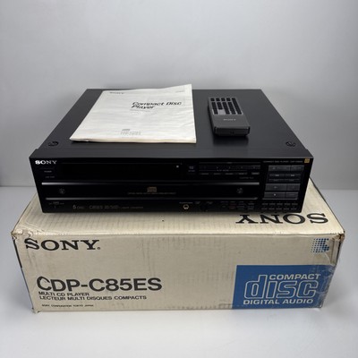 SONY CDP-C85ES 5 Disc CD Player Changer High Density Linear Converter ...