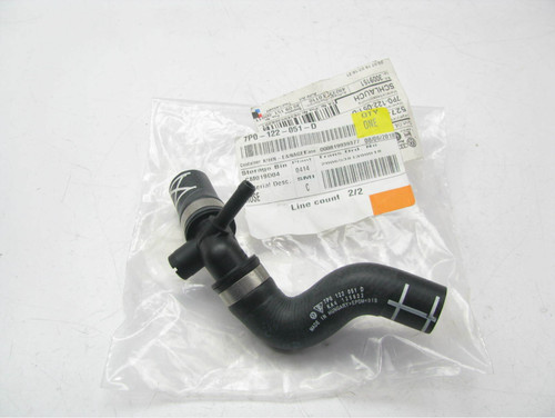 NEW VW TOUAREG 7P DRIVE MOTOR INVERTER COOLANT WATER HOSE 7P0122051D ...