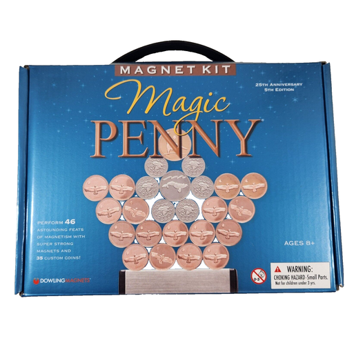 Magic Penny Magnet Kit 25th Anniversary 5th Edition Children's Game | eBay