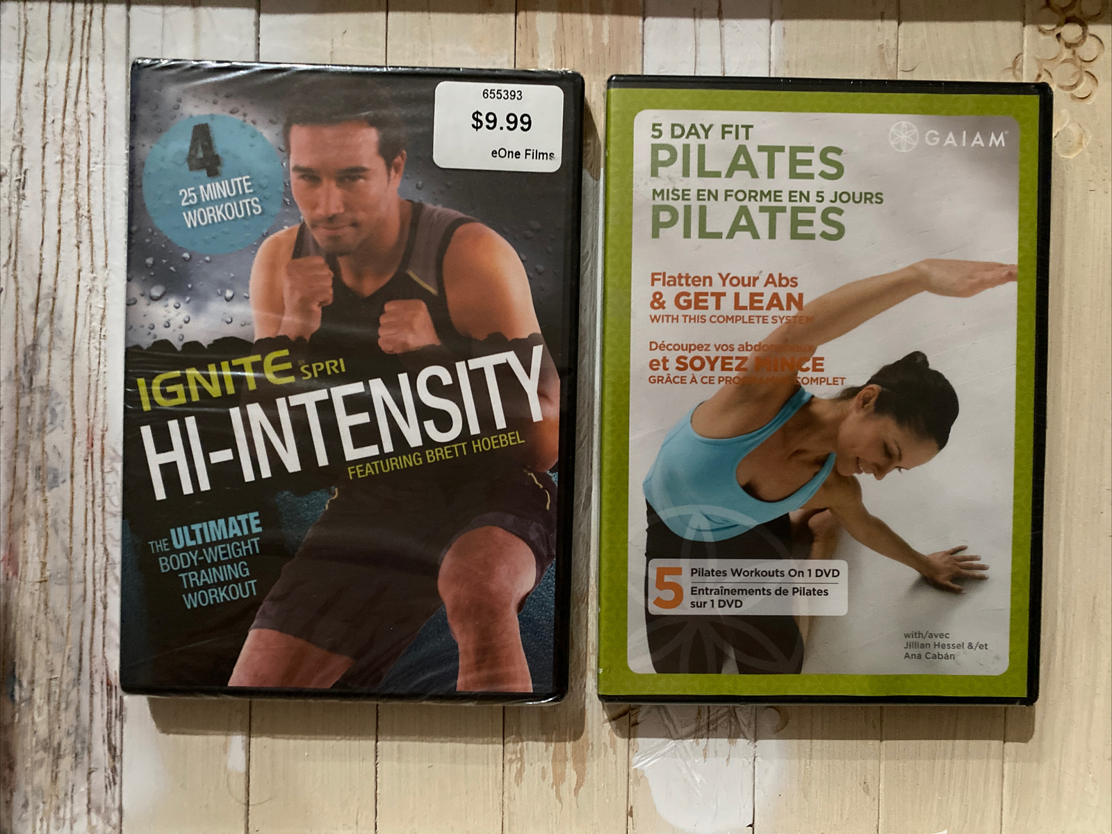 Dvd Workout Lot 2 Dvd Ignite Spri Hi-Intensity & 5 Day Fit Pilates | eBay