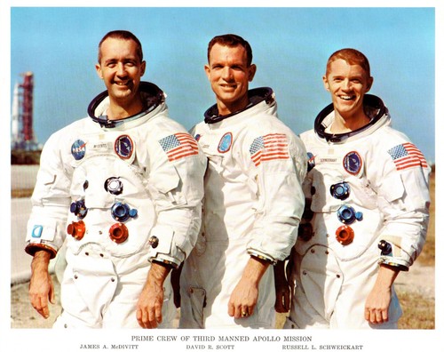 NASA PHOTO OFFSET D’EPOQUE – EQUIPAGE APOLLO 9 | eBay