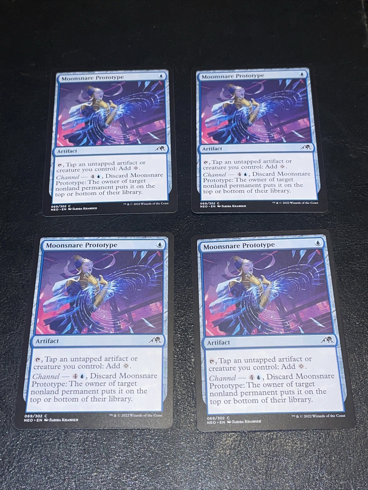 x4 Moonsnare Prototype NEO MTG 69/302 COMMON M/NM 4x | eBay