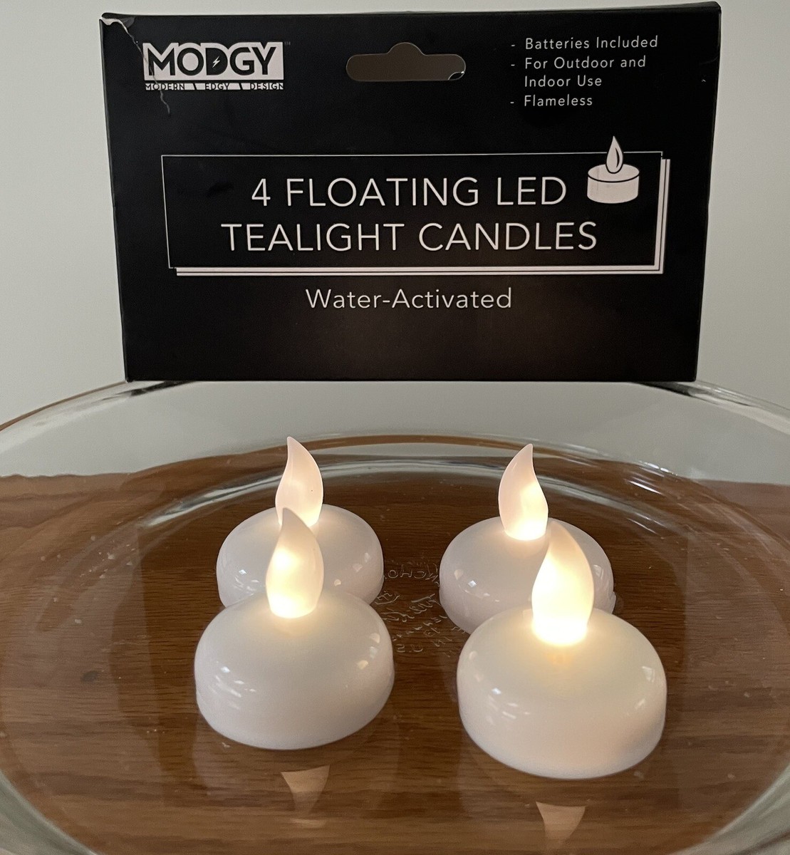Water Activated Led Floating Candles Floating Flower Water Activated