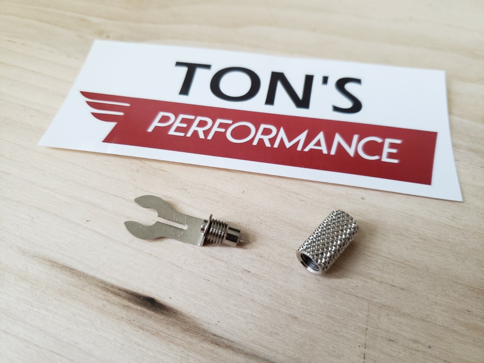 7mm Rajah Spark Plug Terminal Forked Knurled replacement vintage screw ...