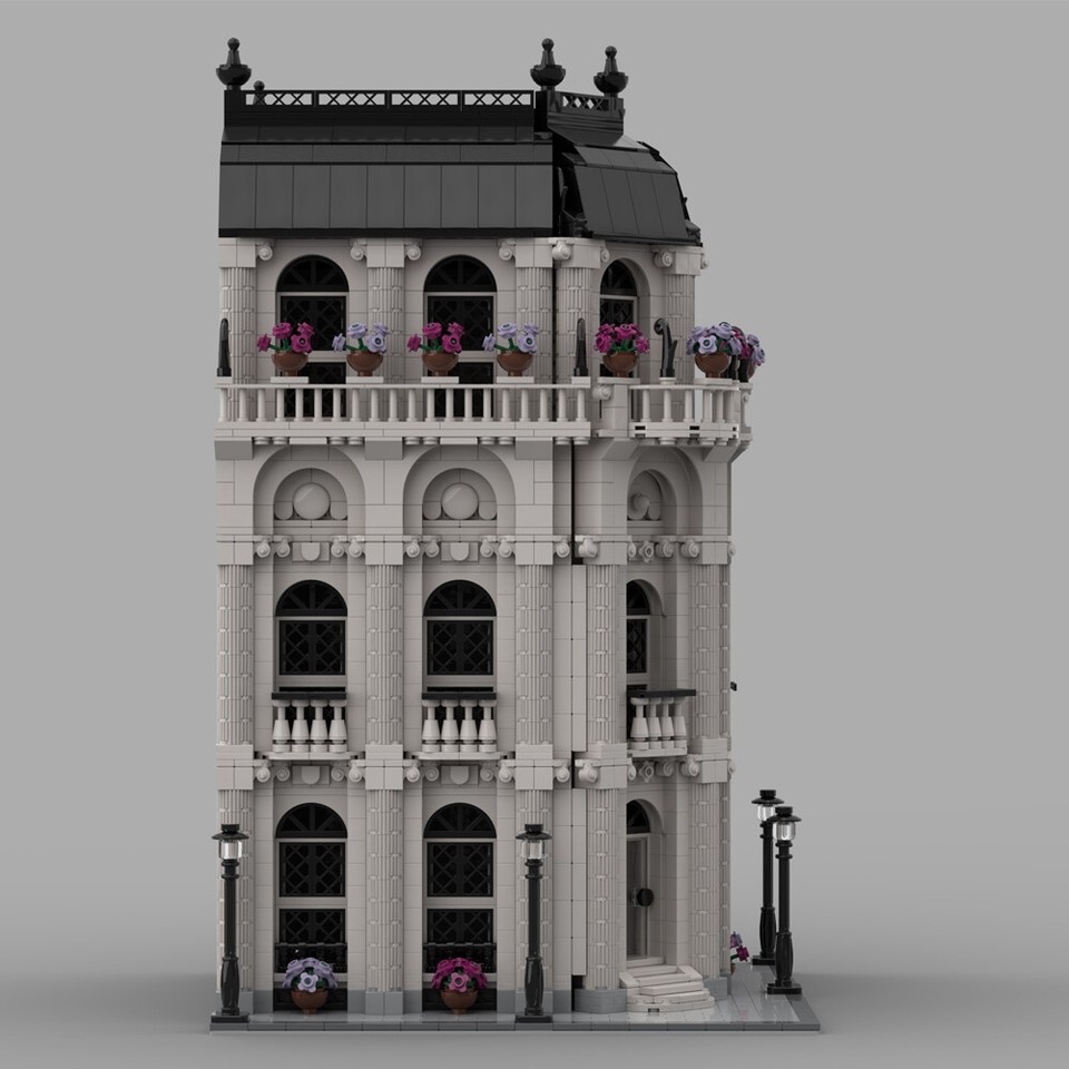 Modular House Modular Building Model Building Toys Set 2788 Pieces MOC ...