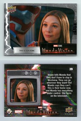 This Is Our Home #39 Marvel Wanda Vision 2023 Upper Deck Trading Card ...