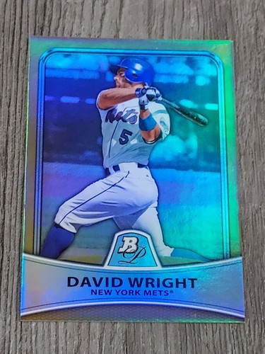 DAVID WRIGHT 2010 BOWMAN PLATINUM GOLD FOIL CARD 100.#369/539. | eBay