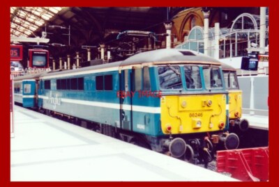 PHOTO BR CLASS 86 ELECTRIC LOCO NO 86246 ANGLIA LIVERY (2) | eBay