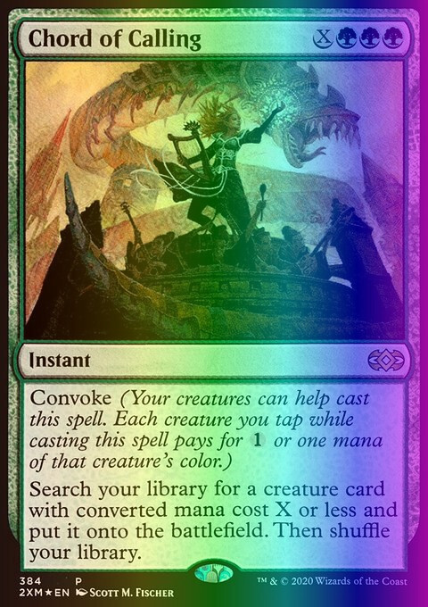 MTG Magic the Gathering Chord of Calling (384/503) Double Masters NM ...