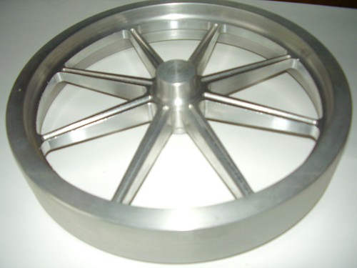 Aluminium Schwungrad, gerade Speichen, Ø 245 mm | eBay