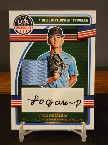 Logan Pascarella 2023 Stars & Stripes Athlete Development Auto Jersey # ...