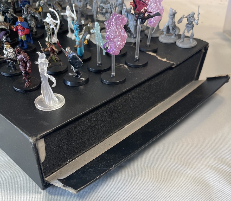 Lot of 65 Origin Miniatures RPG Miniature Fantasy Enemy Minions in Case ...