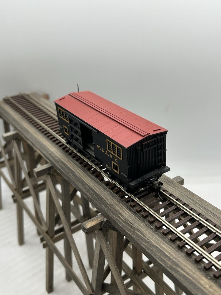 HO Scale Mantua Western & Atlantic W&ARR Old Time Boxcar #158 Vintage ...