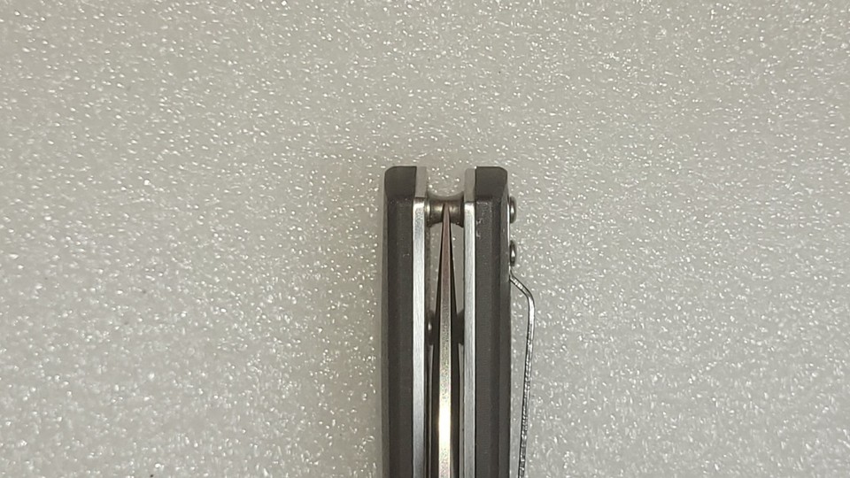 NedFoss BEAST 4.0" D2 Steel Pocket Knife with Black G10 Scales; Tip Up ...