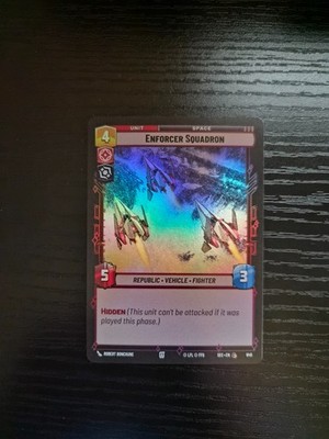 Star Wars Unlimited Secrets of Power - Enforcer Squadron #648 FOIL | eBay