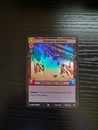 Star Wars Unlimited Secrets of Power - Enforcer Squadron #648 FOIL | eBay