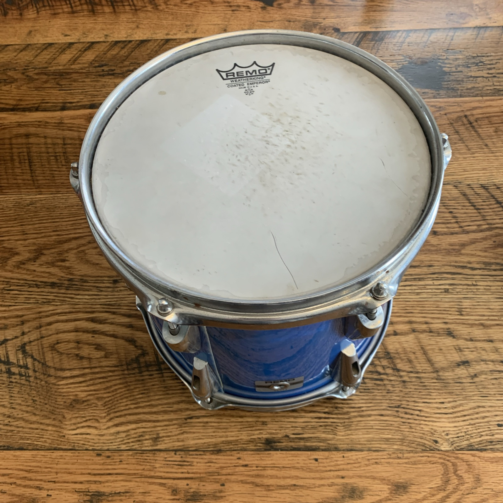 Remo Master Touch 10" Rack Tom Blue Made In USA. Acousticon DのeBay公認海外 ...